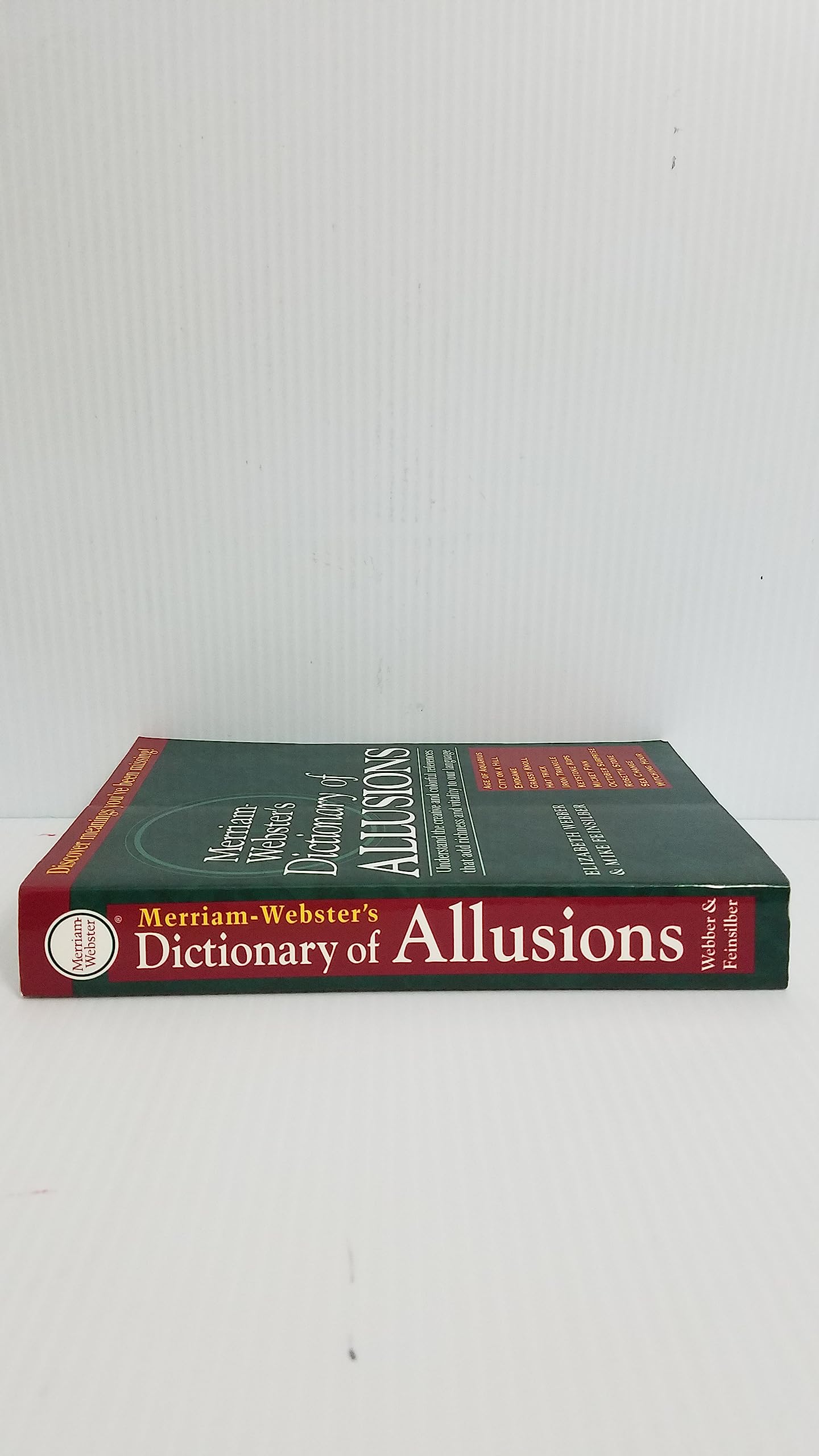 Merriam-Webster's Dictionary of Allusions – Used Book Depot